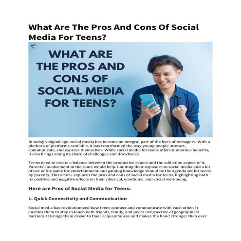 What Are The Pros And Cons Of Social Media For Teens.pdf