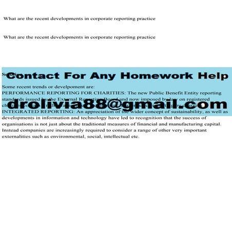 What are the recent developments in corporate reporting practice .pdf