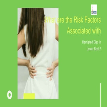 What are the Risk Factors Associated with Herniated Disc in Lower Back ...