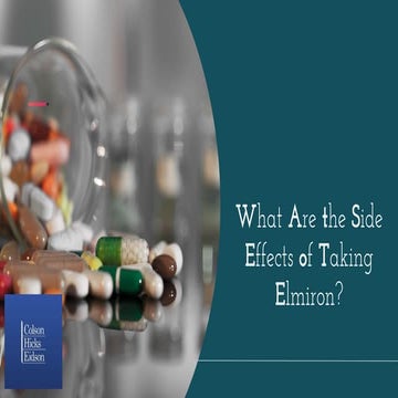 What Are the Side Effects of Taking Elmiron? | PDF