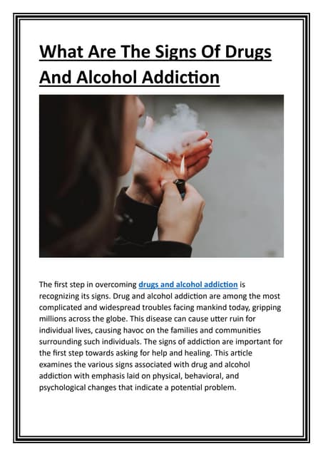 drug addiction | PPTX | Substance Abuse | Diseases and Conditions