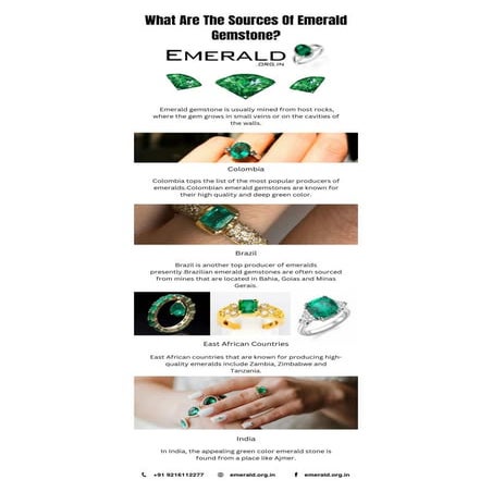 What Are The Sources Of Emerald Gemstone? | PDF