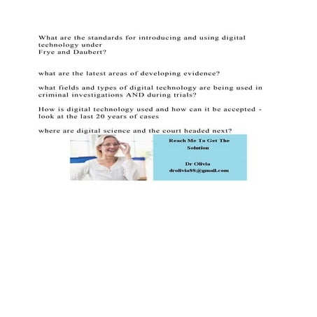 What are the standards for introducing and using digital technology .docx