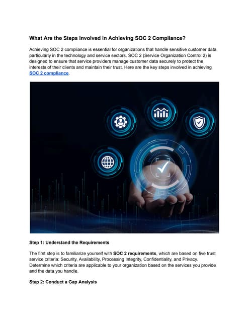 SOC 2 Audit in United States | SOC 2 Report | PPT