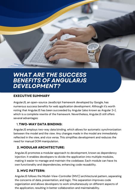 What Are The Success Benefits Of Angularjs Developmentpdf