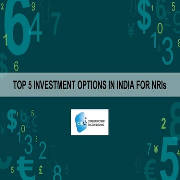 What are the Top 5 Investment Options in India for NRIs? | PPTX ...