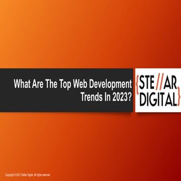 What Are The Top Web Development Trends In 2023.pptx