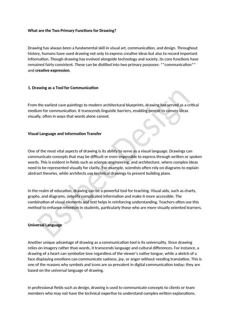 Types of Drawing | PPTX