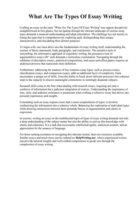 Different Forms Of Essays.pdf | Homework and Study | Education