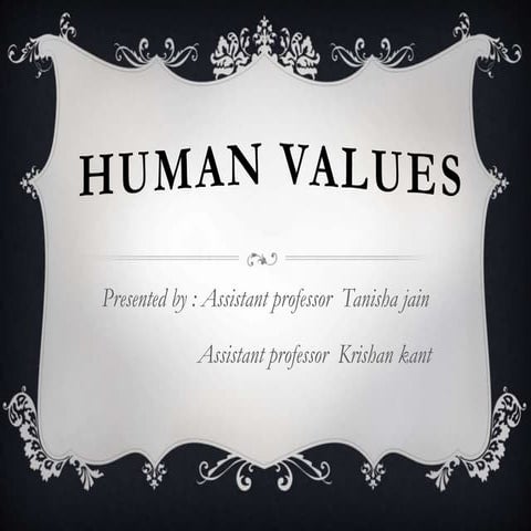What are values | PPTX