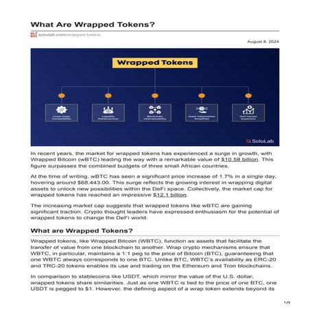 Popular Examples of Wrapped Tokens.. pdf | PDF