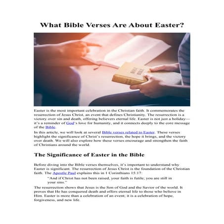 What Bible Verses Are About Easter .docx