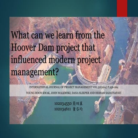 What can we learn from the hoover dam | PDF
