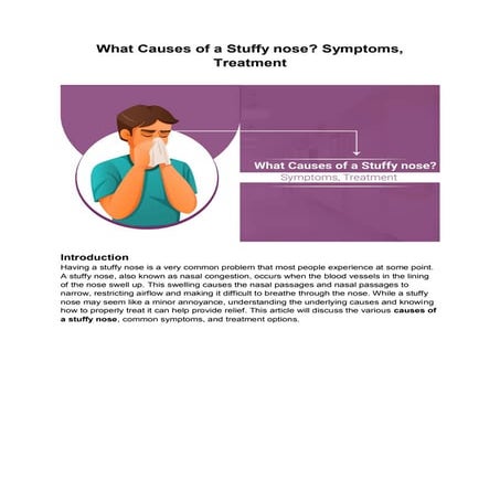 What Causes of a Stuffy nose.pdf