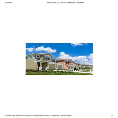 What common problems do homeowners associations encounter | PDF