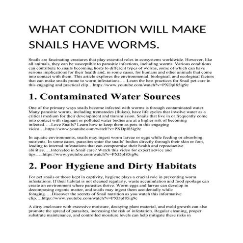WHAT CONDITION WILL MAKE SNAILS HAVE WORMS..docx