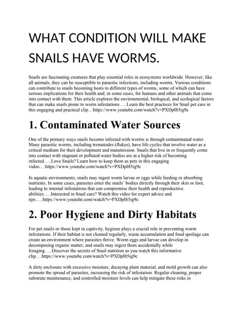 WHAT IS THE DIFFERENCE BETWEEN SNAIL SPECIES THAT TRANSMITS SCHISTOSOMA ...