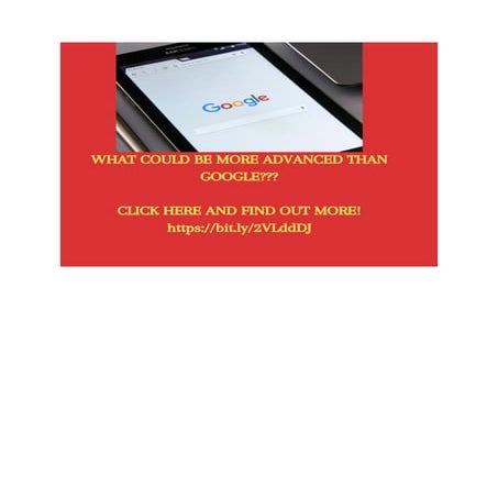 What could be more advanced than google | PDF