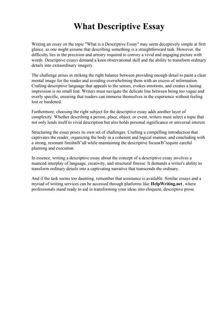 Examples Of A Descriptive Essay About A Place.pdf