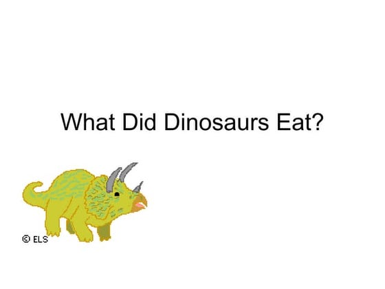 History of dinosaurs | PPT