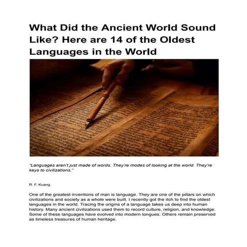 The Oldest Languages to Learn.pdf