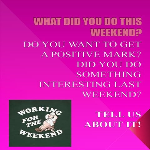 What did you do this weekend | PDF