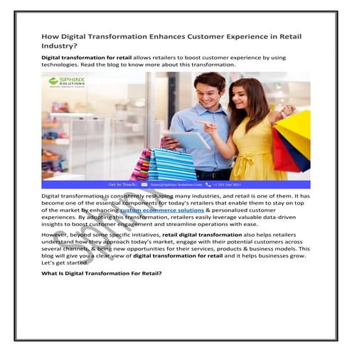 Retail Technology Trends | PDF