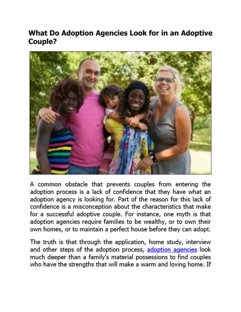 Adoption for Families with Children: How to Help Siblings Adjust | PDF