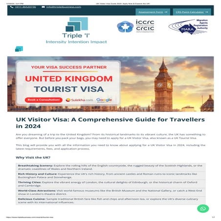 What Documents Required for UK Visitor Visa from India | PDF