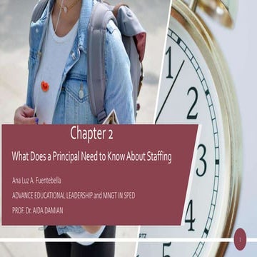 What does a principal need to know about staffing | PPTX
