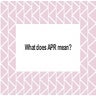 What does apr mean | PDF
