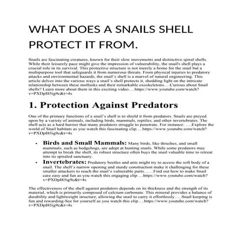 WHAT DOES A SNAILS SHELL PROTECT IT FROM..docx