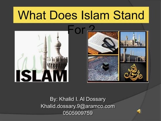 Introduction to World Religions and Belief Systems : Islam | PPTX ...