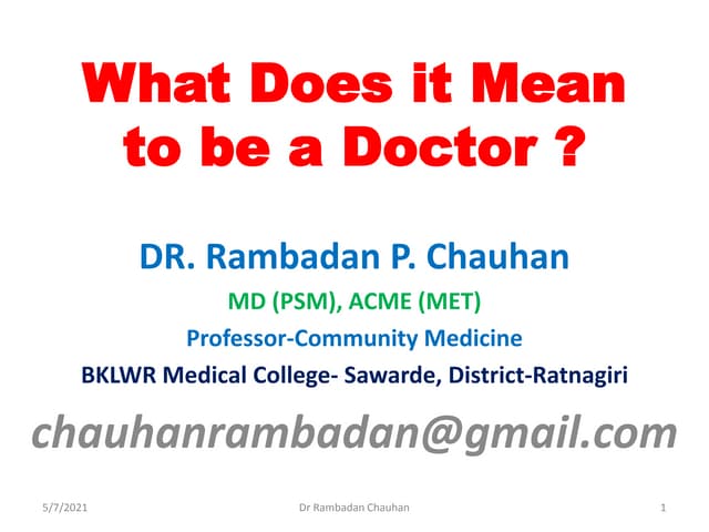 AETCOM 1.3 - Doctor Patient Relationship | PPTX