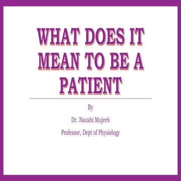 what does it mean to be a patient.pptx