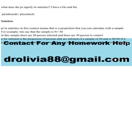 what does the pi signify in statistics I have a Ho and Ha. pi(i.pdf