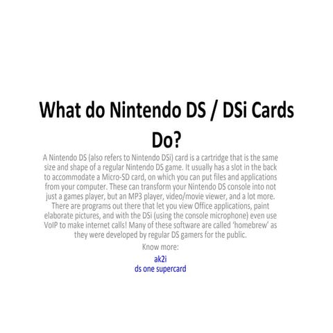 Gateway 3ds card | PPS