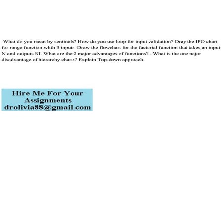 What do you mean by sentinels How do you use loop for in.pdf