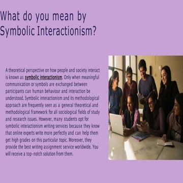 What do you mean by Symbolic Interactionism .pptx