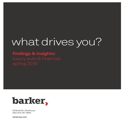 What drives you? | PDF