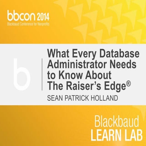 What Every Database Administrator Needs to Know | PPTX | Databases | Computer Software and ...