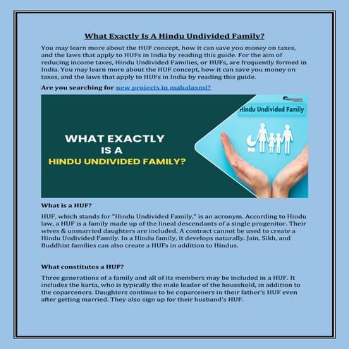 What Exactly Is A Hindu Undivided Family.pdf