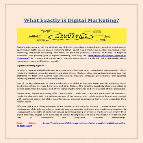 What Exactly is Digital Marketing | Skywaves Software | PDF