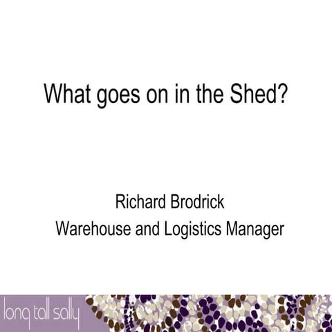 What Goes On In The Shed | PPT