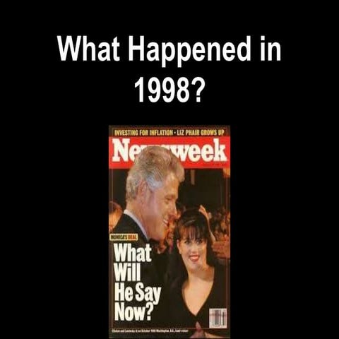 What Happened in 1998? Do You Remember? | PPT