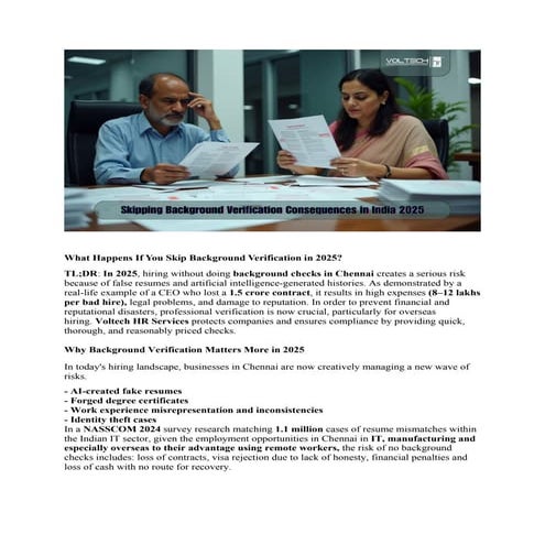 Background Verification Process in India | TraQSuite | DOCX