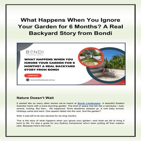 What Happens When You Ignore Your Garden for 6 Months? A Real Backyard ...