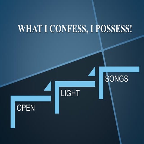 WHAT I CONFESS I POSSESS | PPTX
