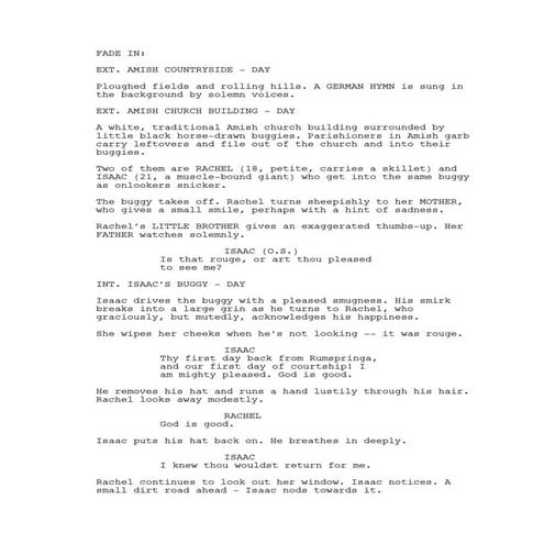 What I Did on Rumspringa by A. Keister | PDF