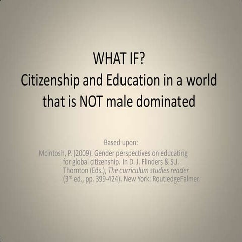 What If? | PPTX | Education